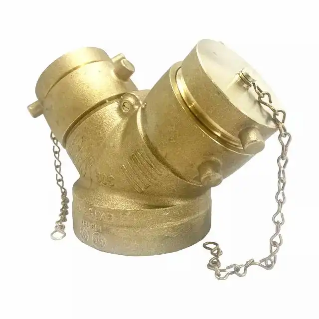 Leyon Fire Fighting Brass Siamese Connections with Clapper - Leyon ...