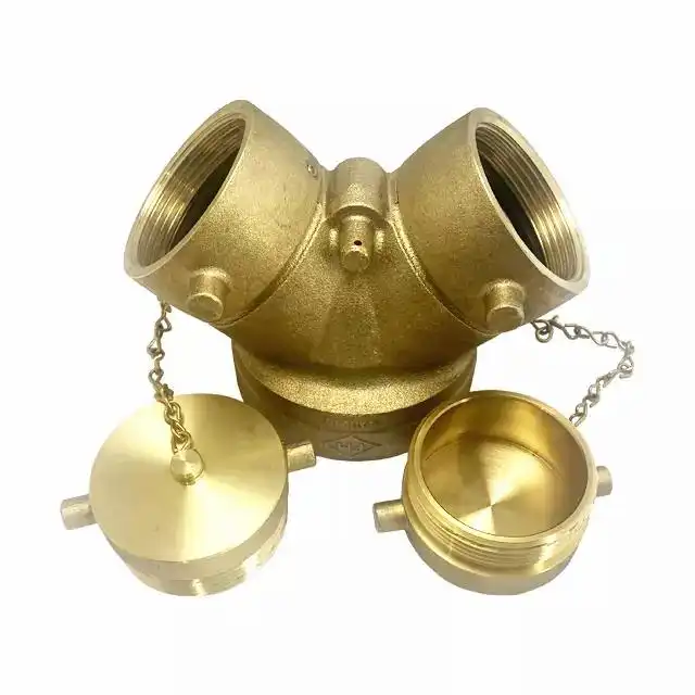 Leyon Fire Fighting Brass Siamese Connections with Clapper - Leyon ...